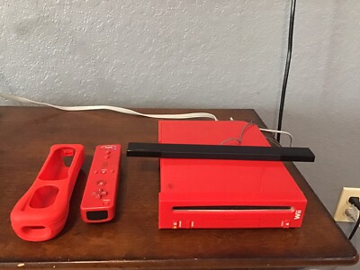 Nintendo Wii Limited Edition Red Console With Madden NFL 12 Game ...