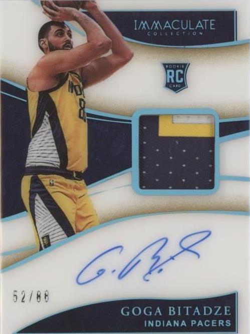 2019-20 Panini Immaculate Collection - Rookie Patch Autographs Goga ...