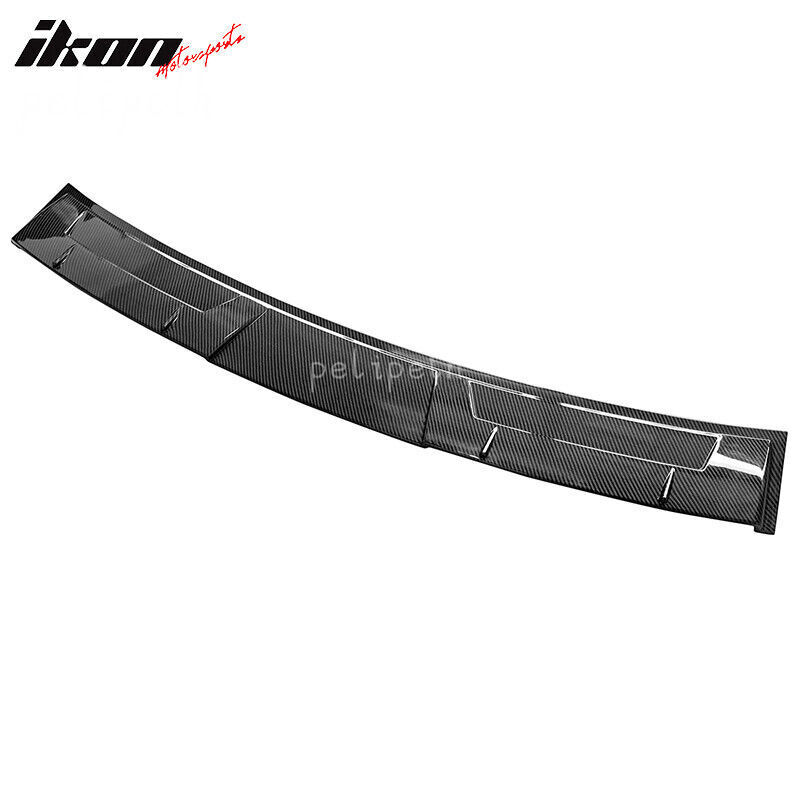 Fits 2014-2023 Infiniti Q50 ABS Carbon Fiber Print Rear Window Roof ...