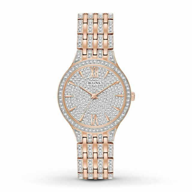 Bulova Pavé crystal Women's Watch - 98L235 for sale online | eBay