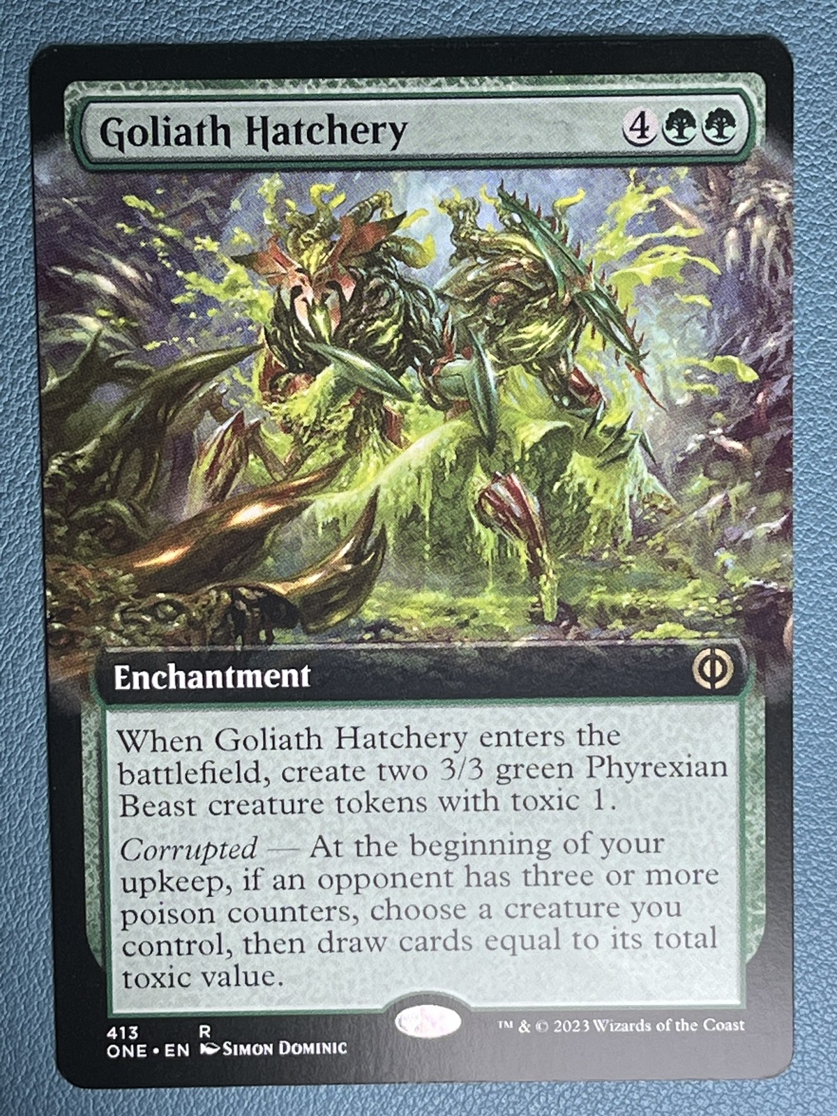 MTG Goliath Hatchery (Extended Art) Phyrexia ONE NM | eBay