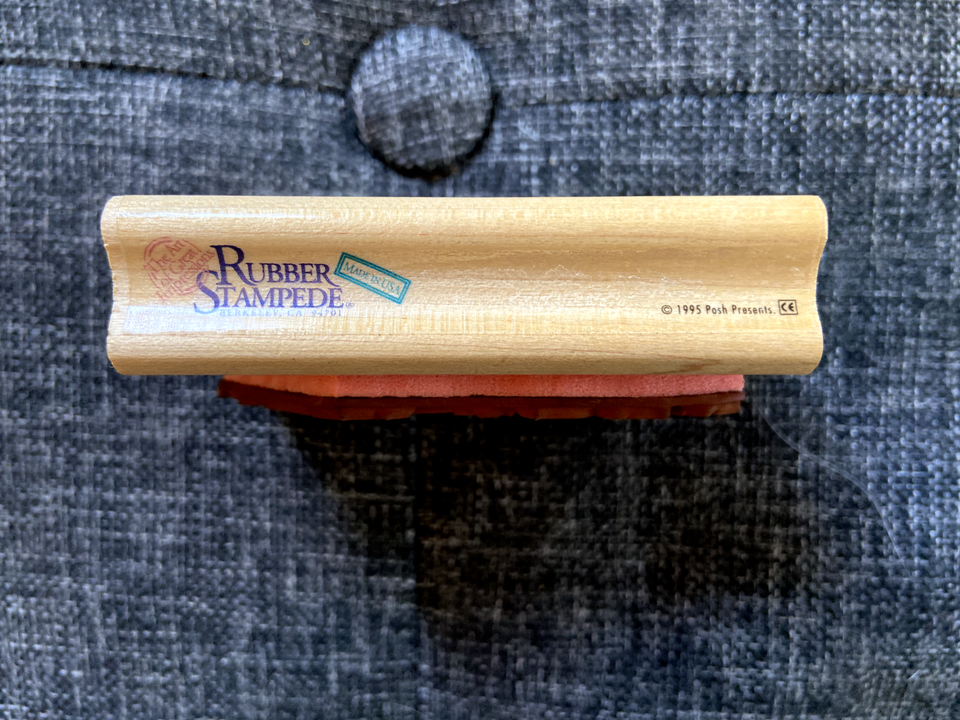 Rubber Stampede Posh Impressions Stamp Z410E Divine Vine Plant Leaves ...