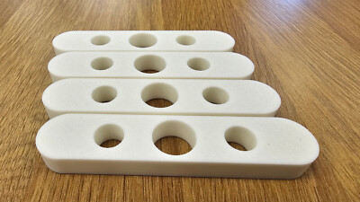 4 HEAVY DUTY 9mm x 92mm Perfect-Fit WHITE Window Handle Spacer Packers ...