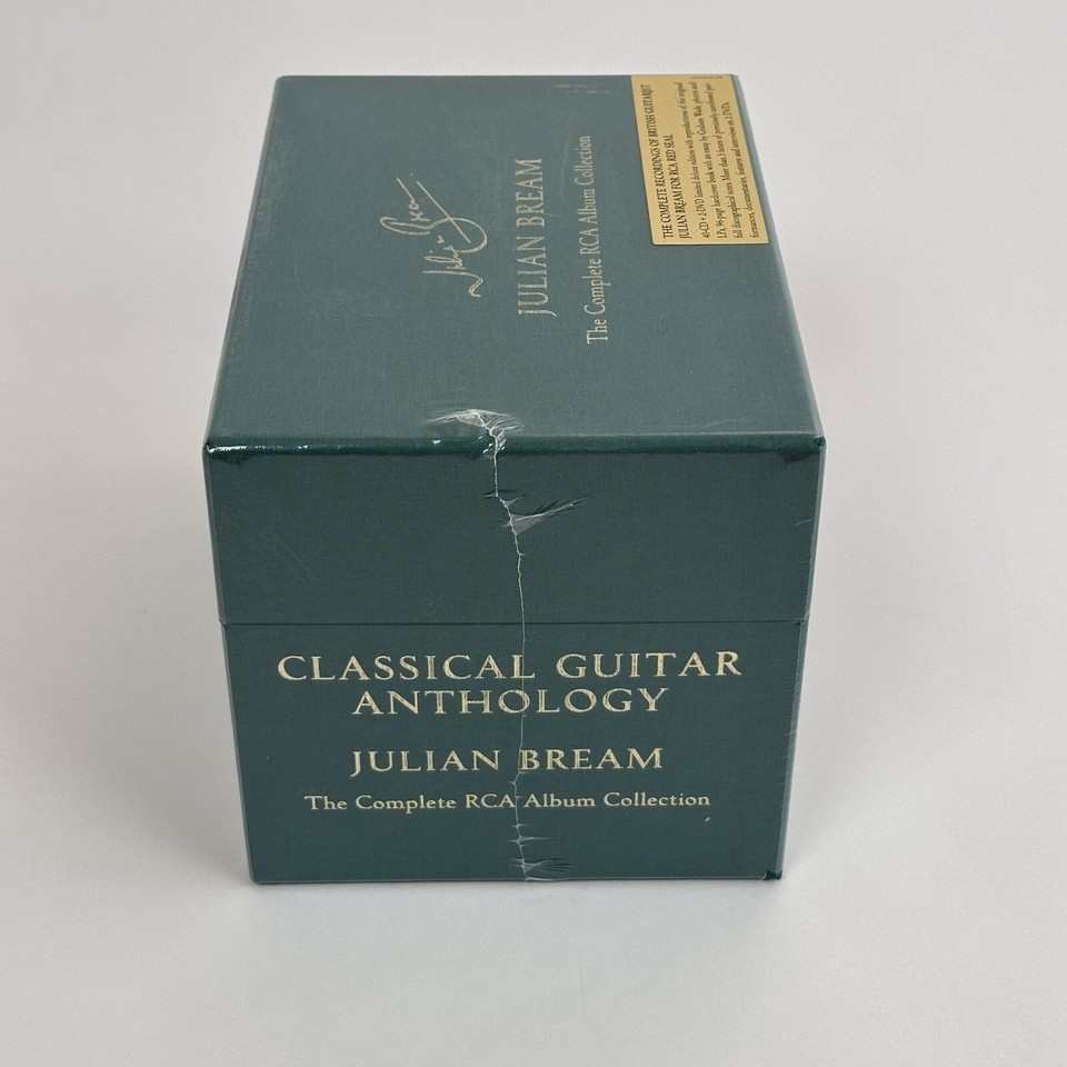 Julian Bream Classical Guitar Anthology Complete RCA 40 CD, 2 DVD Box ...