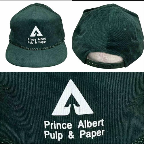 Vtg Weyerhaeuser Prince Albert SK Snapback Hat Pulp Paper Mill Company ...