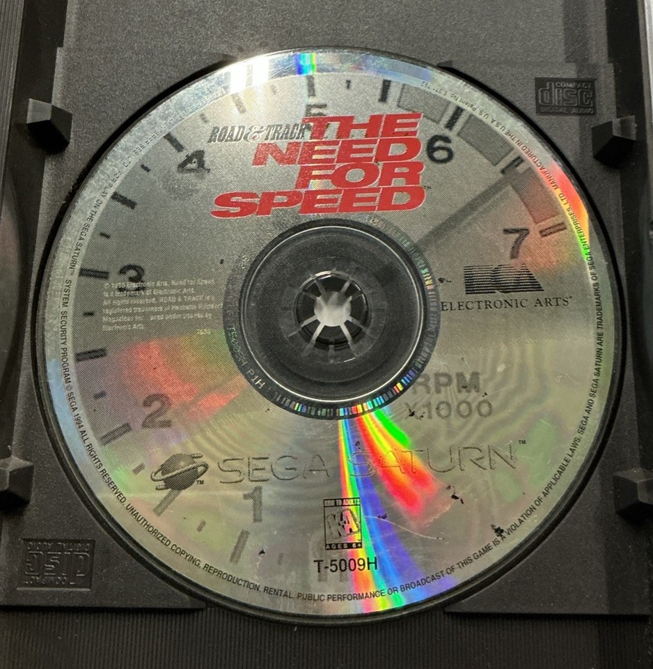 Need for Speed Sega Saturn Complete Tested -- S2G -- | eBay