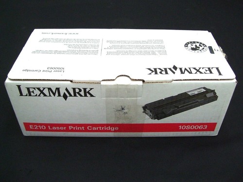 LEXMARK 10S0063 E210 GENUINE BLACK TONER CARTRIDGE LASER PRINTER | eBay
