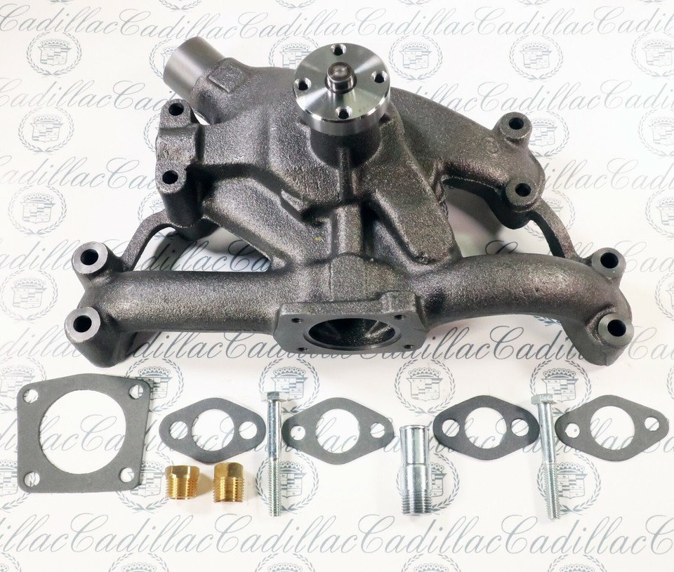 1958-1962 Cadillac 365 390 V8 Engine Water Pump with Hardware