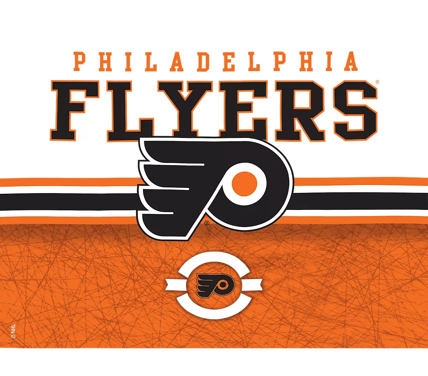 PHILADELPHIA FLYERS, 24oz DOUBLE WALL, TUMBLER FROM TERVIS WITH LID ...
