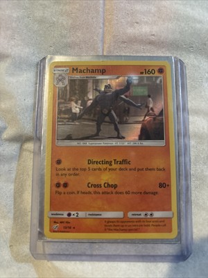 Machamp Detective Pikachu 13/18 Holo Rare Pokemon Card | eBay