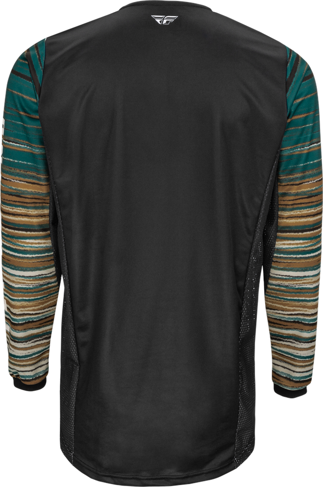 FLY RACING KINETIC WAVE MX JERSEY - BLACK/RUM - MOTOCROSS/OFFROAD | eBay