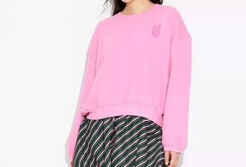 Wicked Target Paul Tazewell Defy Gravity Crew Fleece Sweatshirt Pink XL ...