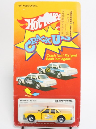 HOT WHEELS CRACK-UPS SUPER BLASTER IN YELLOW - MALAYSIA | eBay