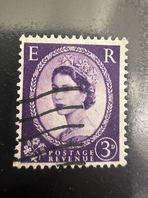 E R Postage revenue 3d Stamp used purple | eBay