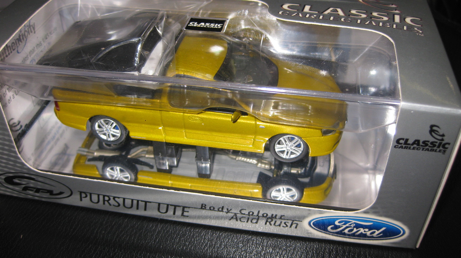 CLASSIC CARLECTABLES 1/43 FORD FALCON BA FPV PURSUIT UTE ACID RUSH ...