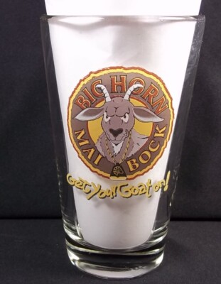 Big Horn Mai Bock pint glass Get your goat on! | eBay