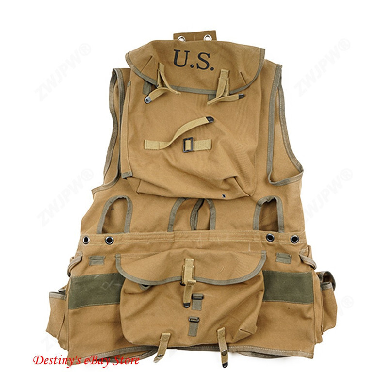 WW2 U.S. Replica Normandy Landing D-DAY Assault Vest Top Cosplay Stage ...
