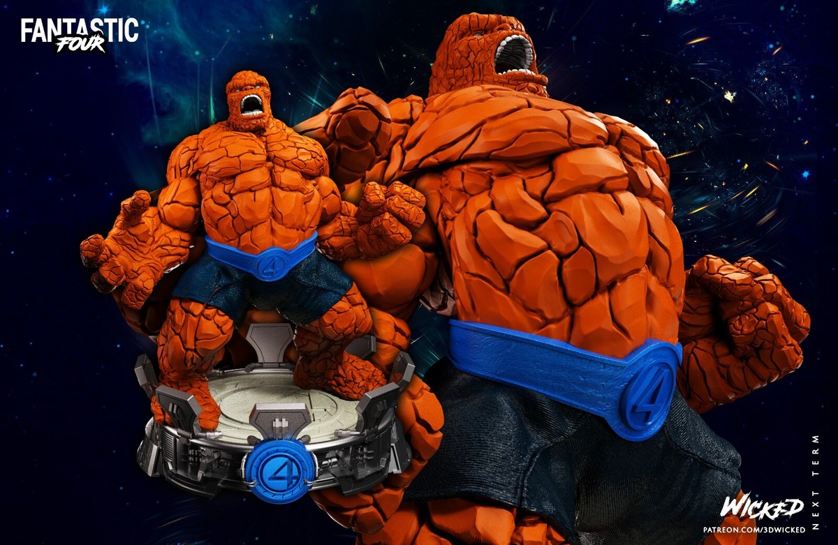 The Thing Model New WIP Marvel Comics The Thing ZBrushCentral