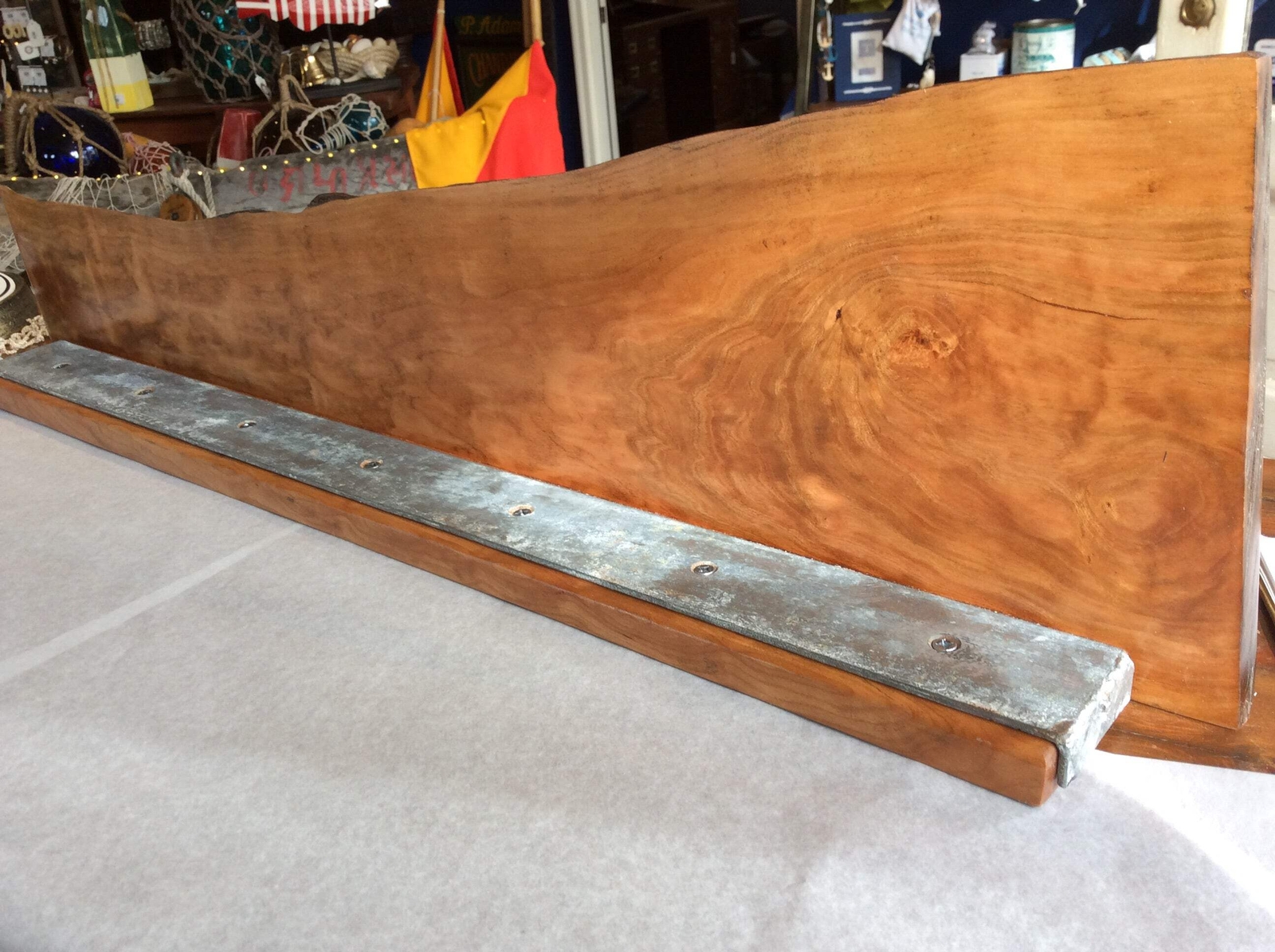 Shelf, Live Cut, with Liberty Ship Hatch Cover Steel Trim | eBay