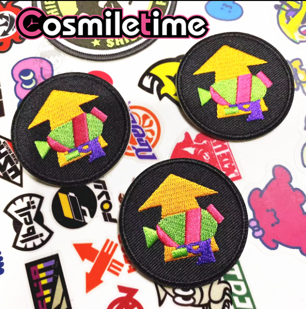 Splatoon 2 Squid Neon Octopus HImE IIDA MIKO Cloth Stickers Patch OEM ...
