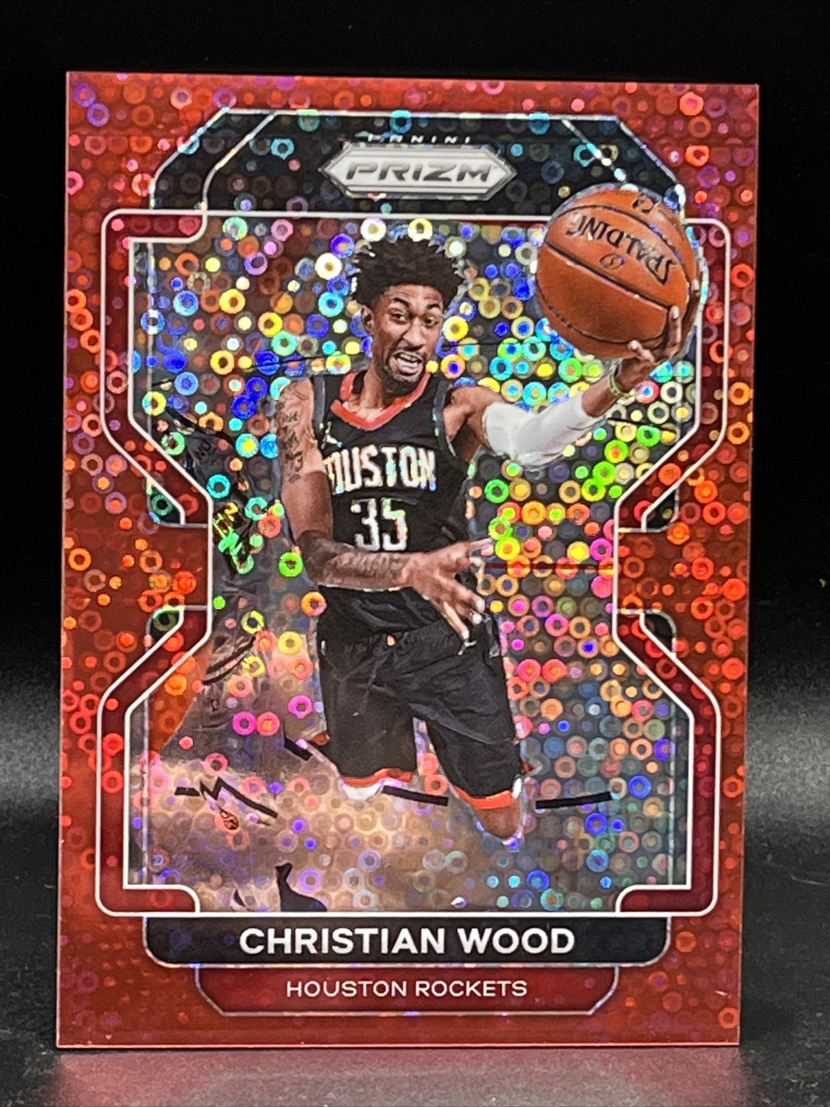 2021-22 Panini Prizm - Fast Break Red Prizm #112 Christian Wood /100 ...
