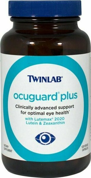 Twinlab OcuGuard Plus with Lutemax 2020 Lutein & Zeaxanthin - 120 ...