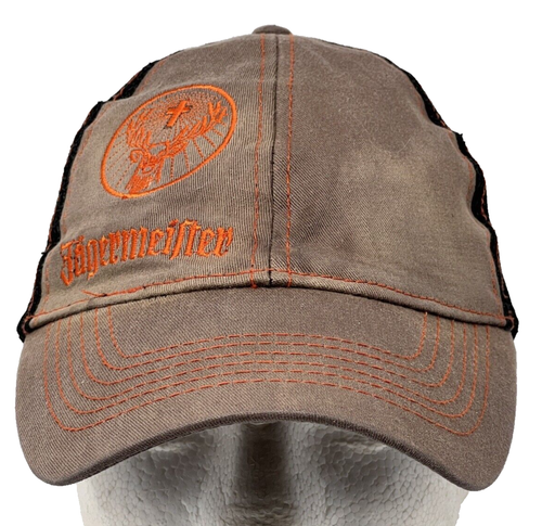 Jagermeister Unisex Snapback Hat Black Brown Embroider Trucker Baseball ...