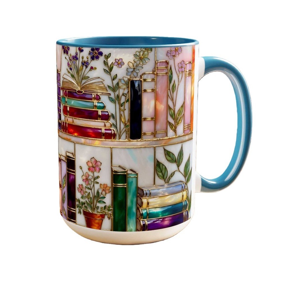 Fun Bookworm Gift Flower Ceramic Milk Cup Tea Cup Couple | eBay Australia