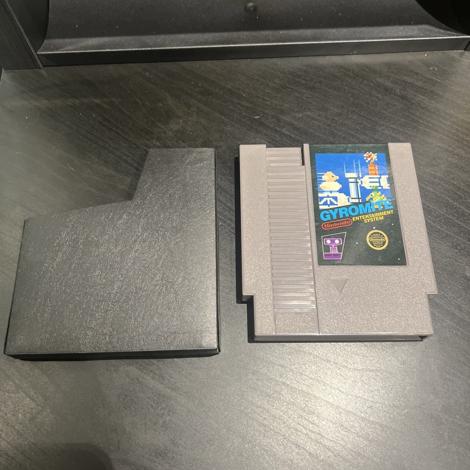 Gyromite (Nintendo, NES, 1985) 5 Screw / Tested Authentic w Dust Jacket ...