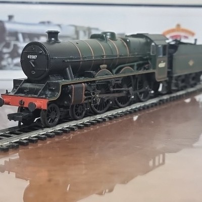 Bachmann 31-186 Jubilee 45587 'Baroda' BR Green Riveted Fowler Tender ...