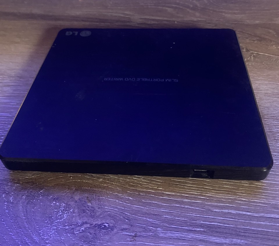 LG Ultra Slim Portable DVD Writer GP60NB50 Black Mac & Windows ...