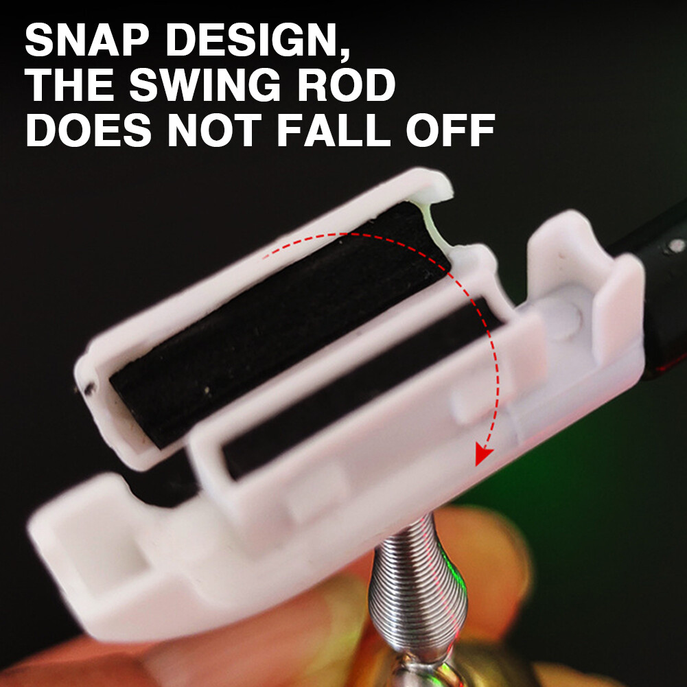 1 Set Sea Fishing Rod LED Light with Bells Ring Color Change for Night ...