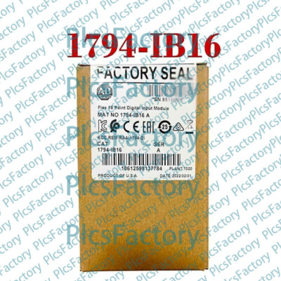 AB 1794-IB16/A Flex 16 Point I/O Input Module New Sealed IN TX 1794IB16 ...