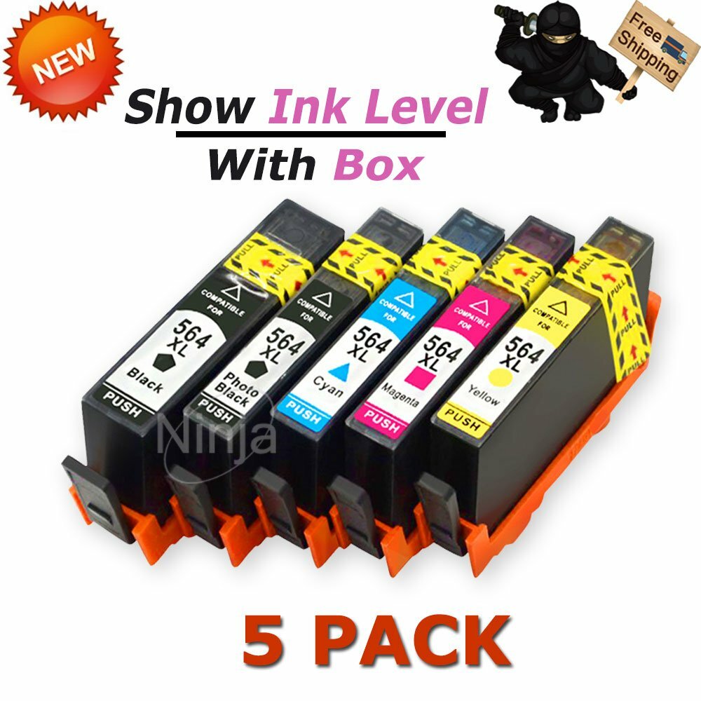 5P 564XL Ink for HP PhotoSmart 5510 5515 5520 5525 7520 C5380 C6340 ...