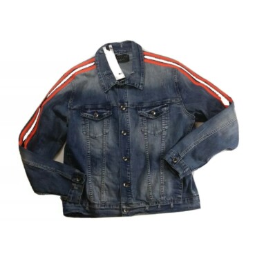 Eternity mens jean JACKET 100% authentic size Large blue | eBay