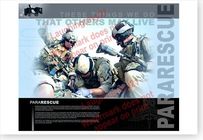 129th Rescue Wing USAF Pararescue Airborne The Things We Do 13 x 19 ...