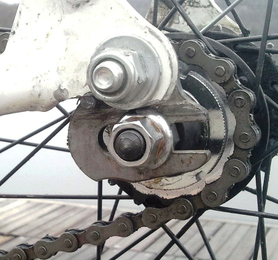 Fixed Gear Fixie RoadToPista track dropout adaptor Road2Pista adapter ...