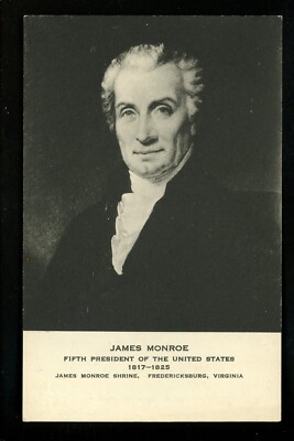 President postcard James Monroe | eBay
