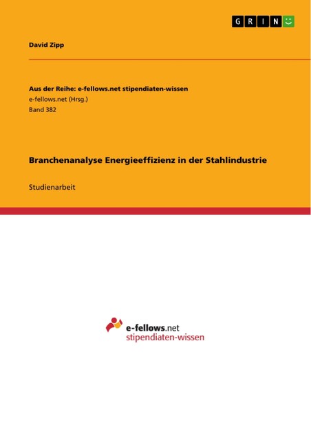 Branchenanalyse Energieeffizienz in der Stahlindustrie von David Zipp ...