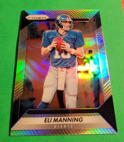 2016 Panini SILVER Prizm #186 Eli Manning REFRACTOR like | eBay