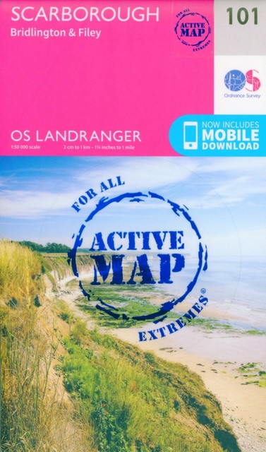 Scarborough, Bridlington & Filey von Ordnance Survey (2016, Sheet Map ...