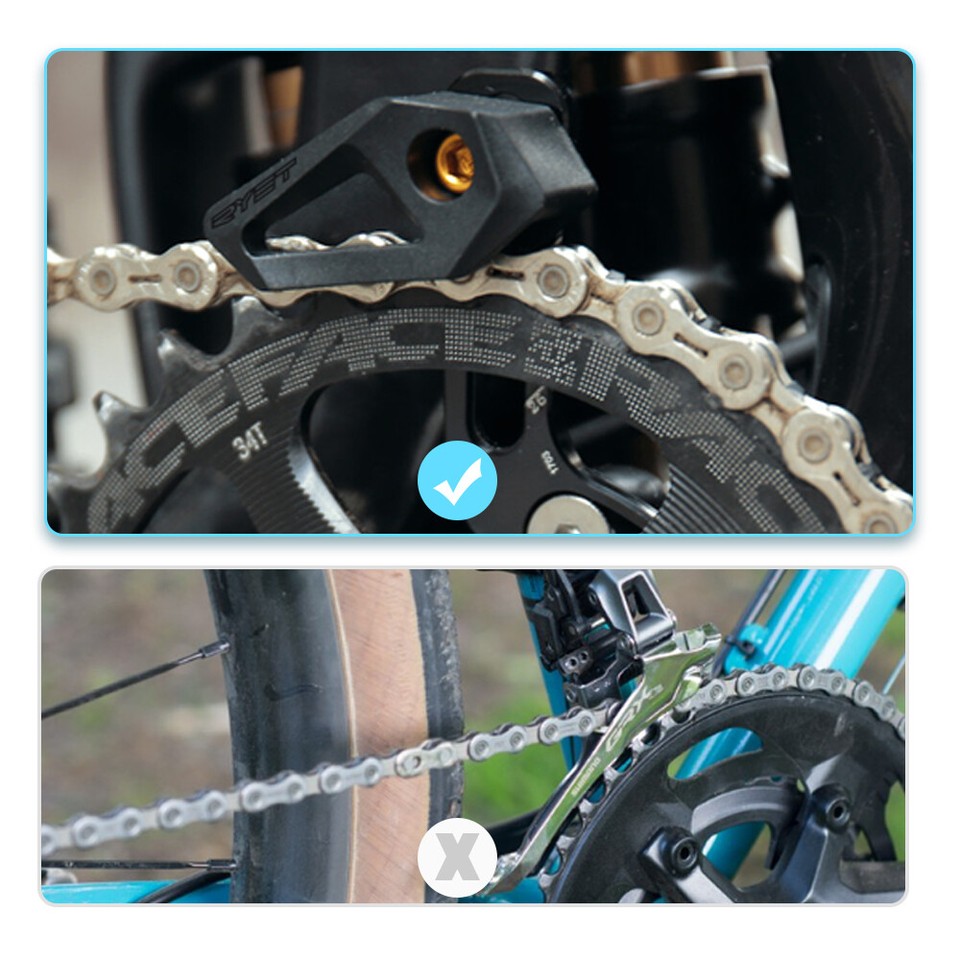 Mountain Bike Chain Guide Bicycle E-type 26T to 36T Low Direct Mount ...