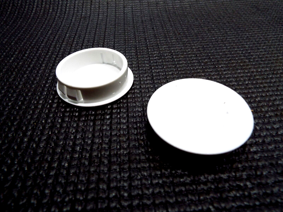 QTY6 HEYCO 2" INCH DP 2000 2784 HOLE COVER CAP DOME PLUG WHITE PLASTIC ...