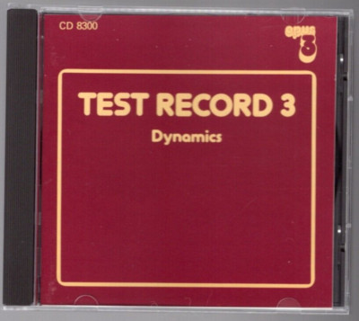 Test Record 3 Dynamics - CD | eBay Australia