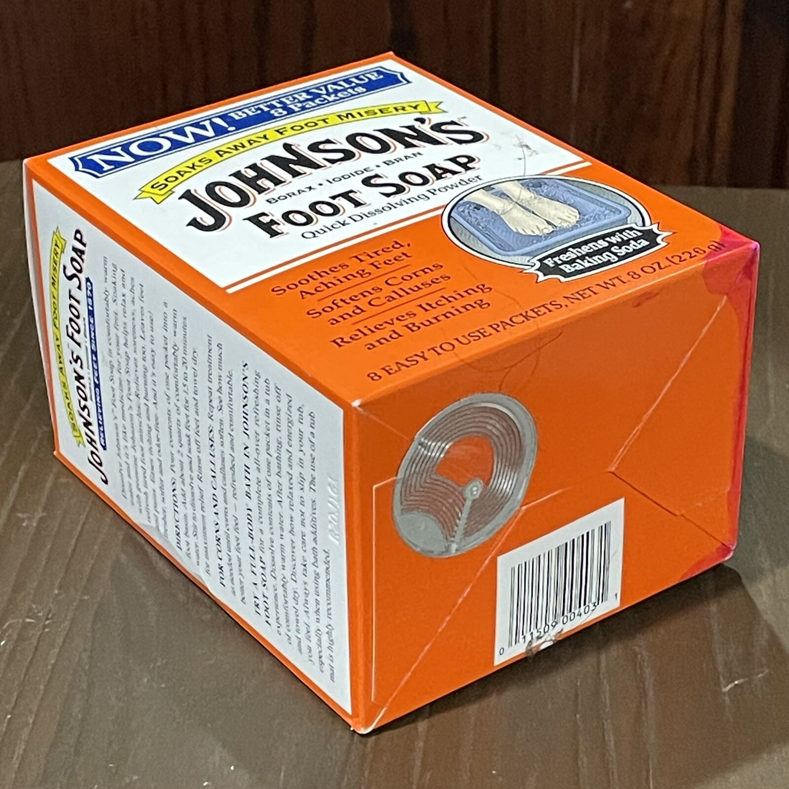 JOHNSON'S Quick Dissolving Powder Foot Soap - 16 Pack for sale online ...