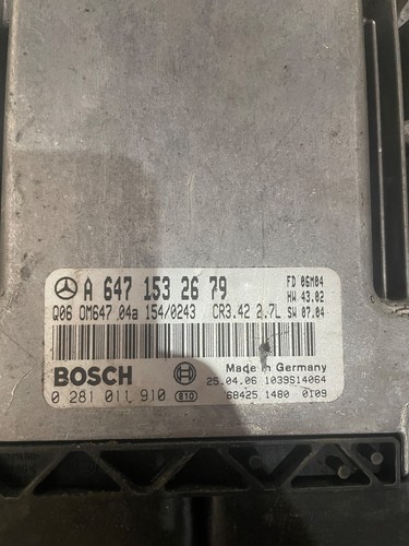 OEM 03-06 SPRINTER 2.7L ECU ECM PCM ENGINE COMPUTER A 647 153 26 79 ...