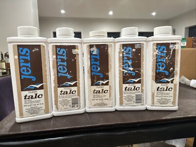 DISCONTINUED Clubman Jeris Flesh Talc Powder 9 oz Vtg NOS Ships Fast X5 ...