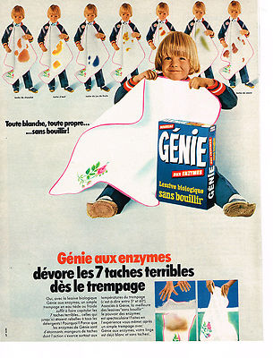 PUBLICITE ADVERTISING 014 1969 GENIE lessive | eBay