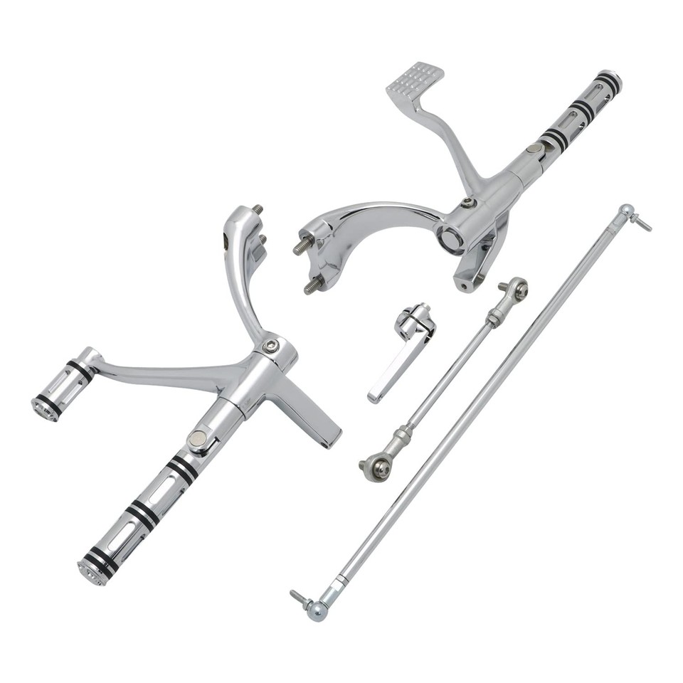 Motorcycle Forward Controls Complete Kit Pegs Levers Linkages For ...
