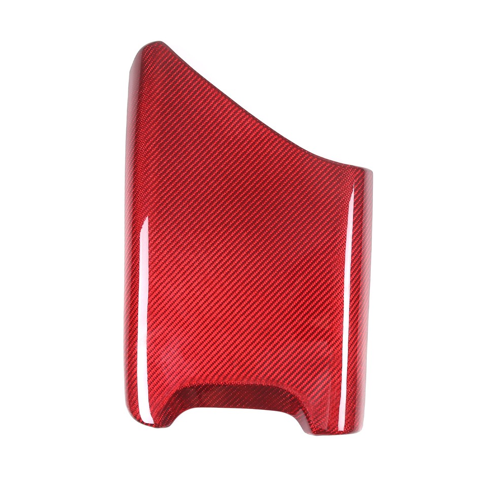 Red Real Carbon Fiber Center Console Arm Rest Trim Cover For Corvette ...